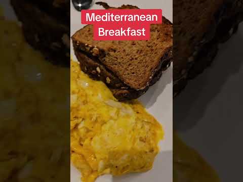 Healthy Mediterranean style breakfast! #mediterranean #diet #food #breakfast