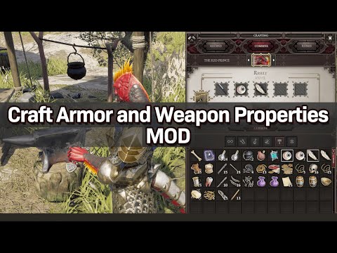 Craft Armor and Weapon Properties Mod - Divinity 2