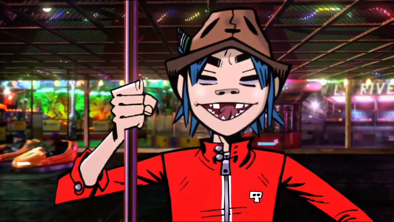 Gorillaz - 2-D Fairground Ident (HD)