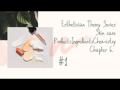 Skin Care Ingredients Ch.6 pt1