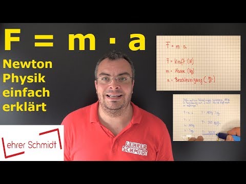 F = m * a | Force = Mass * Acceleration | Physics - Mechanics - simply explained | Lehrerschmidt