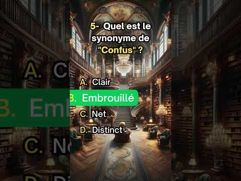 Quiz, Synonyme #connaissance #français #subscribe #quiz #francais