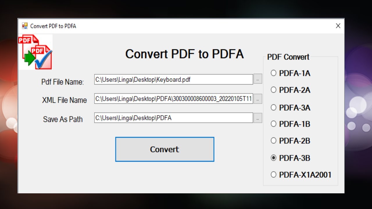 How to Convert PDF A/3B Format embedding XML UBL 2.1 - Zatca Requirements  Using C# Source in github