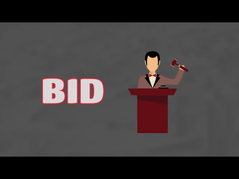 What Does BID Means || Meanings And Definitions With Example in ENGLISH