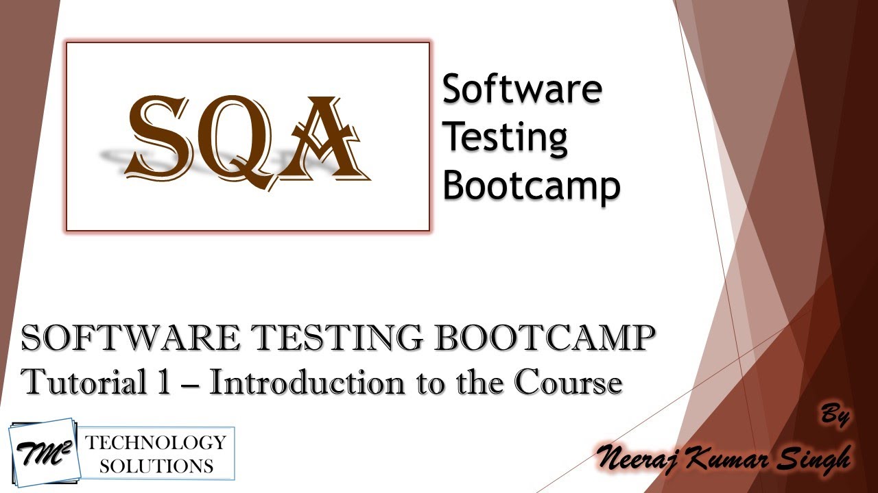 Software Testing Bootcamp | Introduction to the Course | QA Training | Software Testing Tutorials