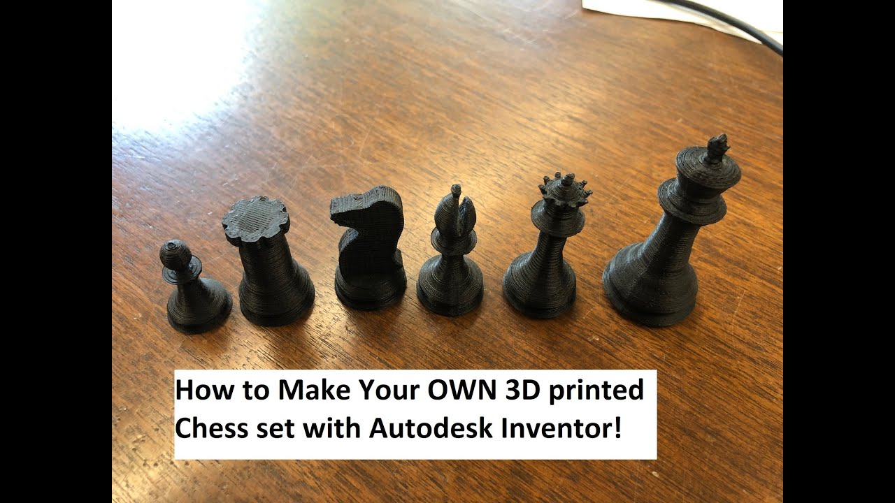 Inventor Tutorial: 3D Chess Set!