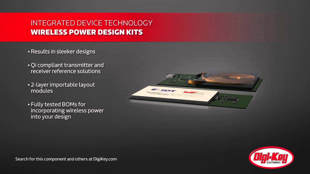 Integrated Device Technology Wireless Power Design Kits | Digi-Key Daily