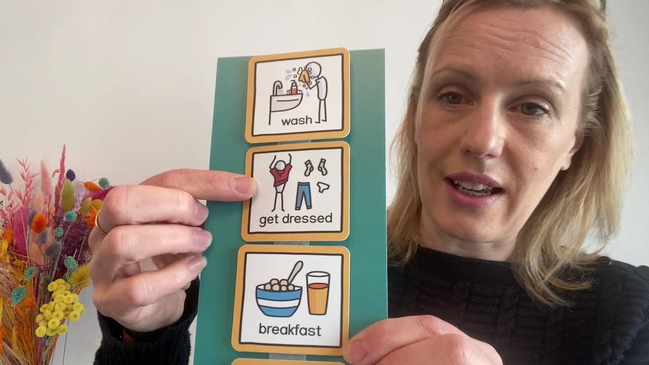 How to use a visual timetable