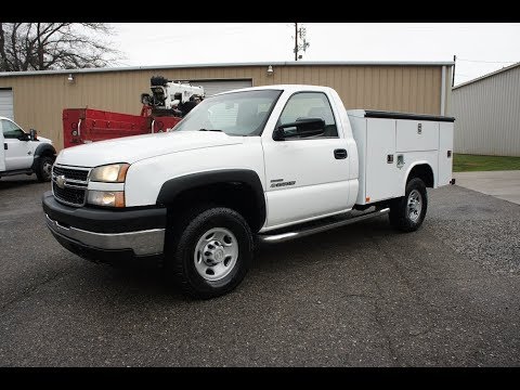 2007 CHEVROLET SILVERADO 2500HD MECHANICS UTILITY SERVICE TRUCK DURAMAX DIESEL FOR SALE