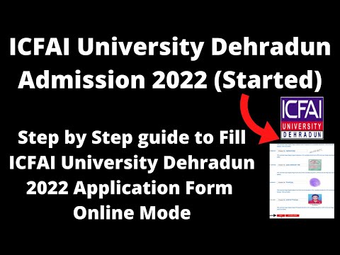 ICFAI University Dehradun Admission 2022 (Started) -How to Fill ICFAI Dehradun 2022 Application Form