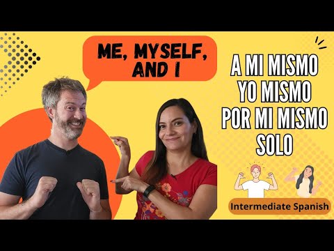 Express MYSELF in Spanish (a mí mismo, yo mismo, por mí mismo o solo)