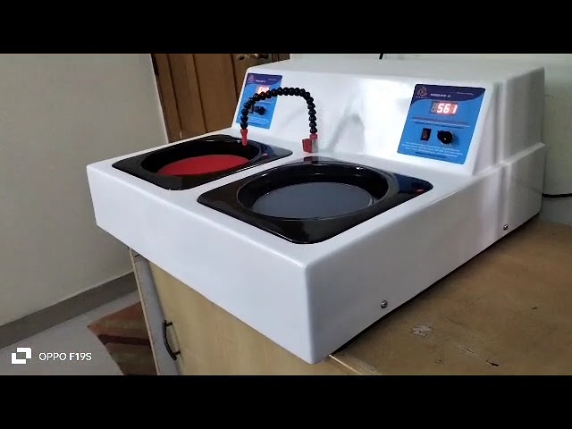 Disc Polishing Machine - Modern individual double disc variable speed ...