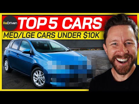Top 5 Medium to Large cars UNDER $10,000 | ReDriven