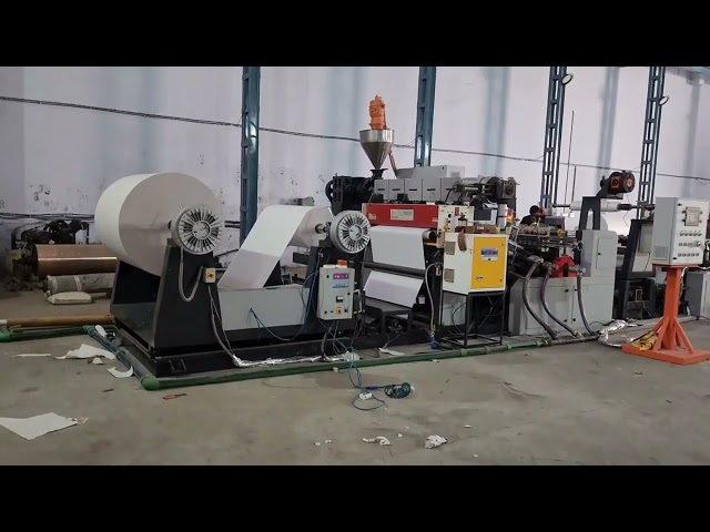 PE Coating Lamination Machine - 120 kg/hr PE Coating Lamination Machine ...