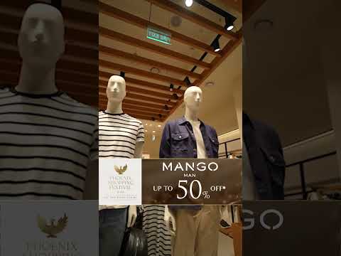 Enjoy up to 50% off on the latest trends at Mango Man