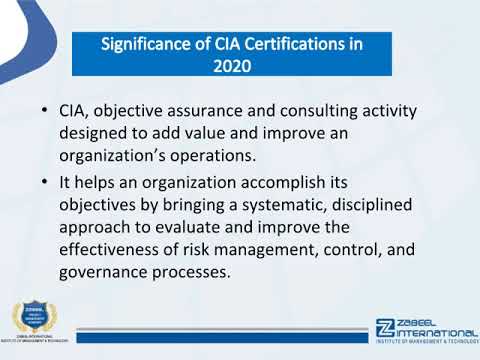 CIA -What is CIA and functions of Certified Internal Auditor?