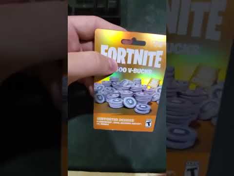 Free 13,500 VBUCKS CODE (not clickbait) 🔥PLEASE SUBSCRIBE🔥 #Shorts