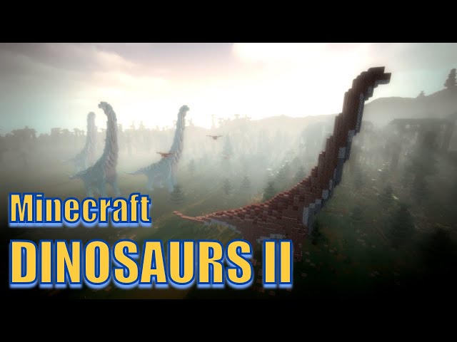 Realistic Dinosaurs II — Schematic Pack Minecraft Map