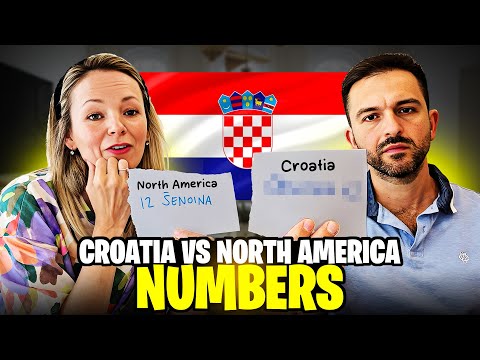 NORTH AMERICA vs. CROATIA! How NUMBERS are written and used DIFFERENTLY!