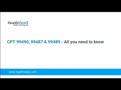 CPT Codes 99490 99487 99489 All you need to know