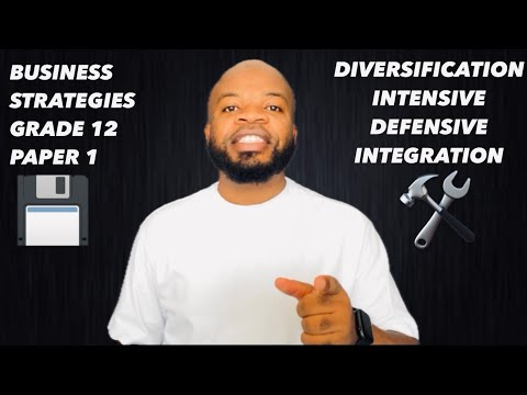 The 4 BUSINESS STRATEGIES You MUST Know In Business Studies| Grade 12| 2025
