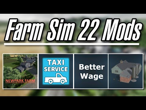 New Mods Are Back! Newpark Farm, Taxi Service, & Updates! (4 Mods)