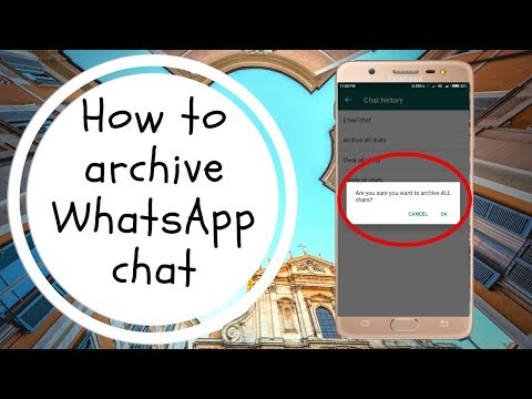 What is archive? & How to archive & unarchive whatsapp chats and messages