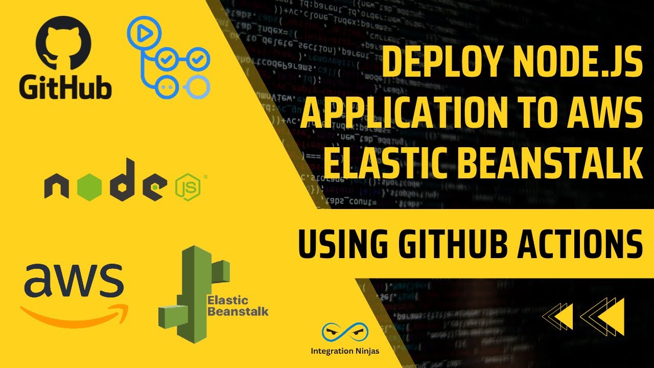 Deploy NodeJS application to AWS Elastic Beanstalk using GitHub Actions