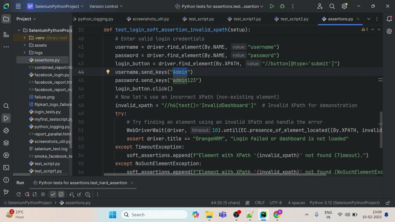 Hard vs Soft Assertions in PyTest | Python Selenium Testing Explained