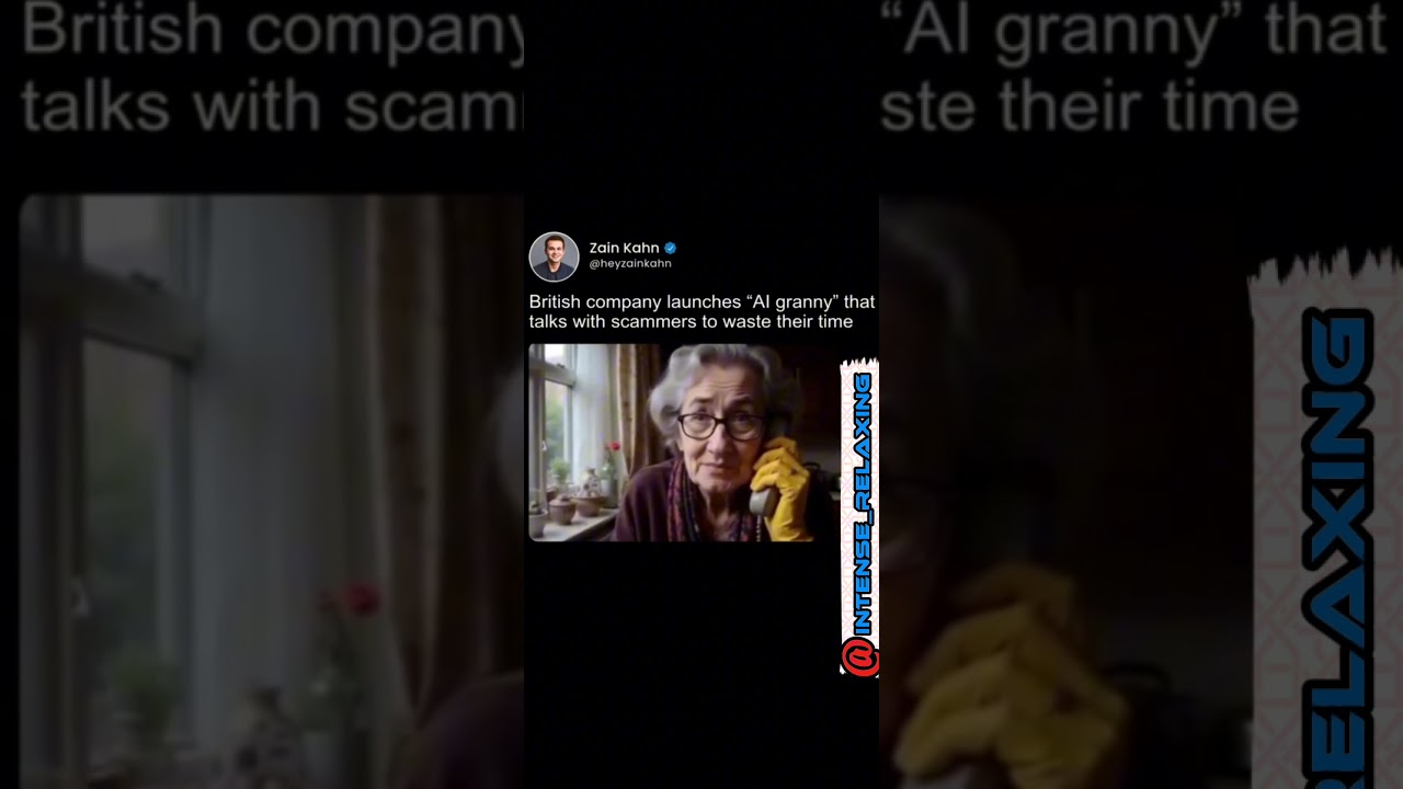 A Scammers worst nightmare - Excellent use of #ai #creativetech