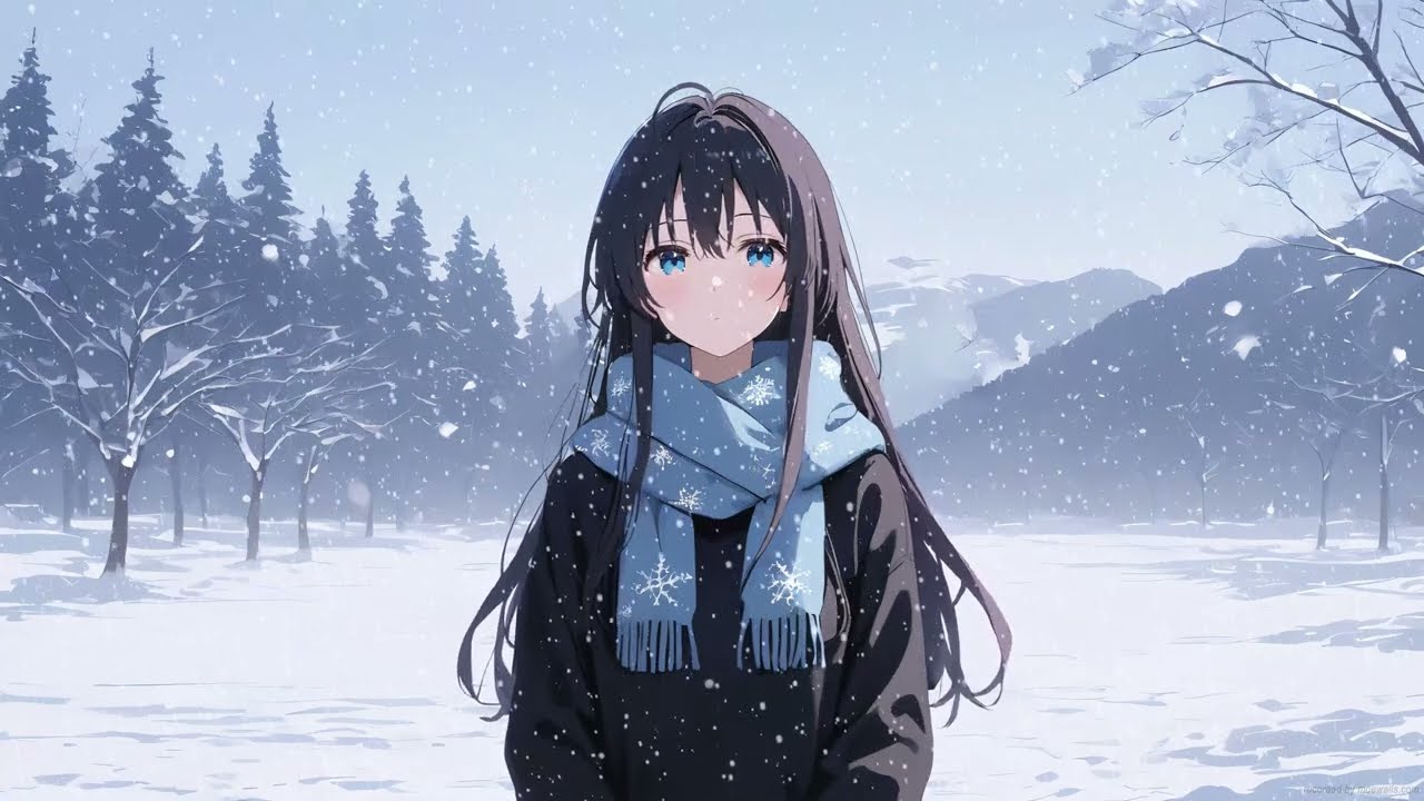 live wallpapers yukino winter snow oregairu 4k