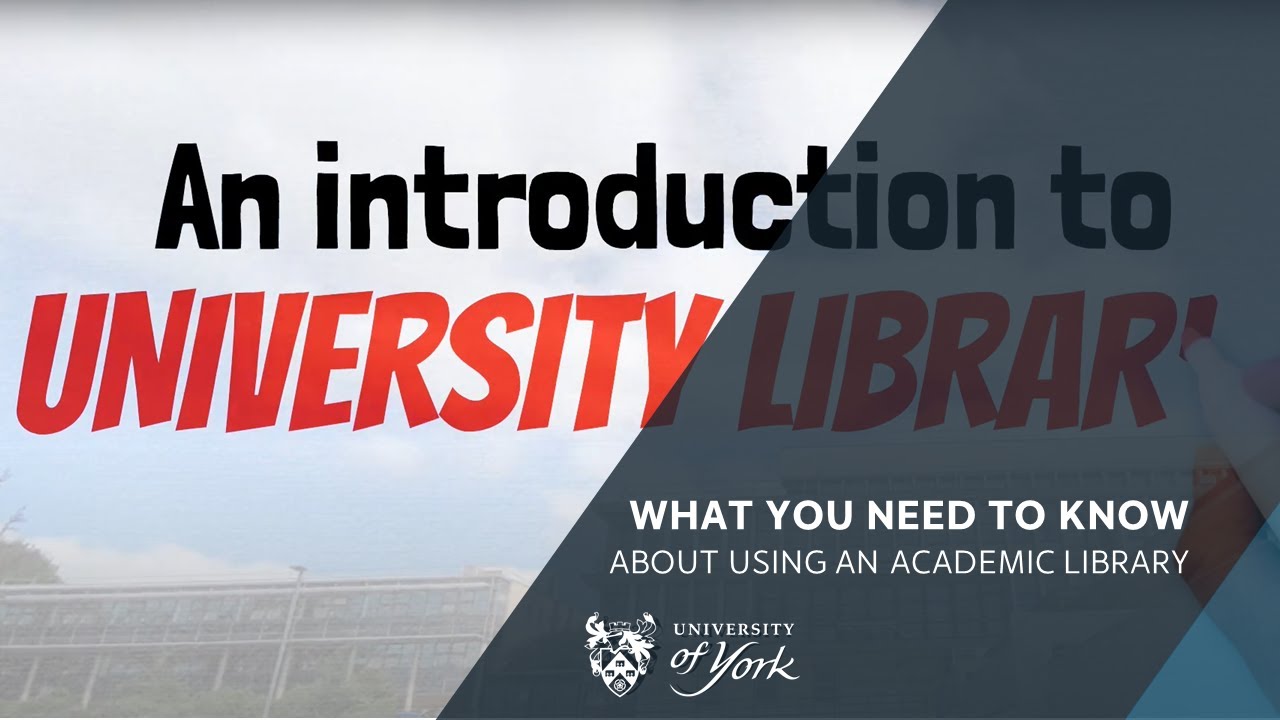 An introduction to University Libraries | What you need to know about using an academic library