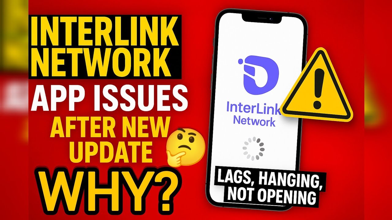 InterLink Network Issues After New Update | Lags, Hanging & Not Opening Explained #interlink #itlg 