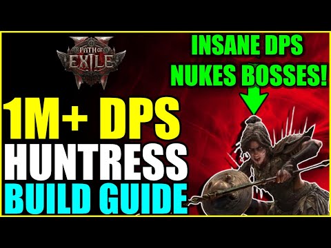 Path of Exile 2 | 1M+ DPS! Best Lightning Huntress Build! (PoE 2 Huntress Guide)
