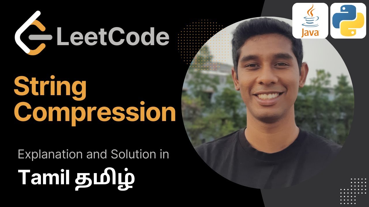 String Compression : Leetcode 75 in Tamil (தமிழ்) | Get Interview Ready