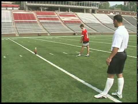 Consistent Place Kicking with David Akers for kickers who want to develop proper kicking skills.