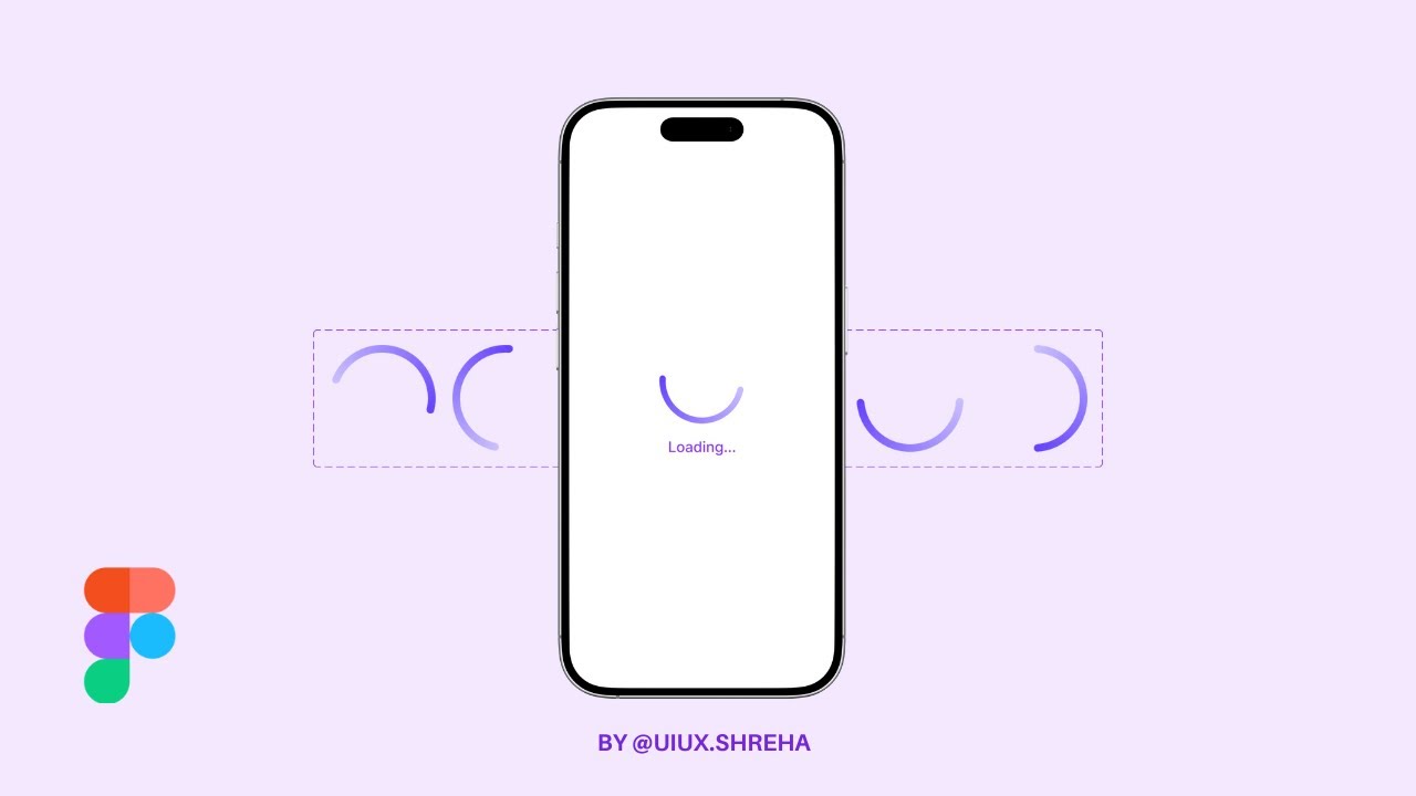 Figma Loading Spinner Animation Tutorial for Beginners - Animation in Figma