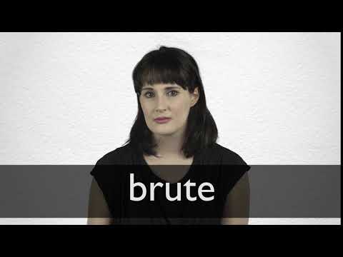 BRUTE - Learn the Meaning, Synonyms & Translations | Collins English ...