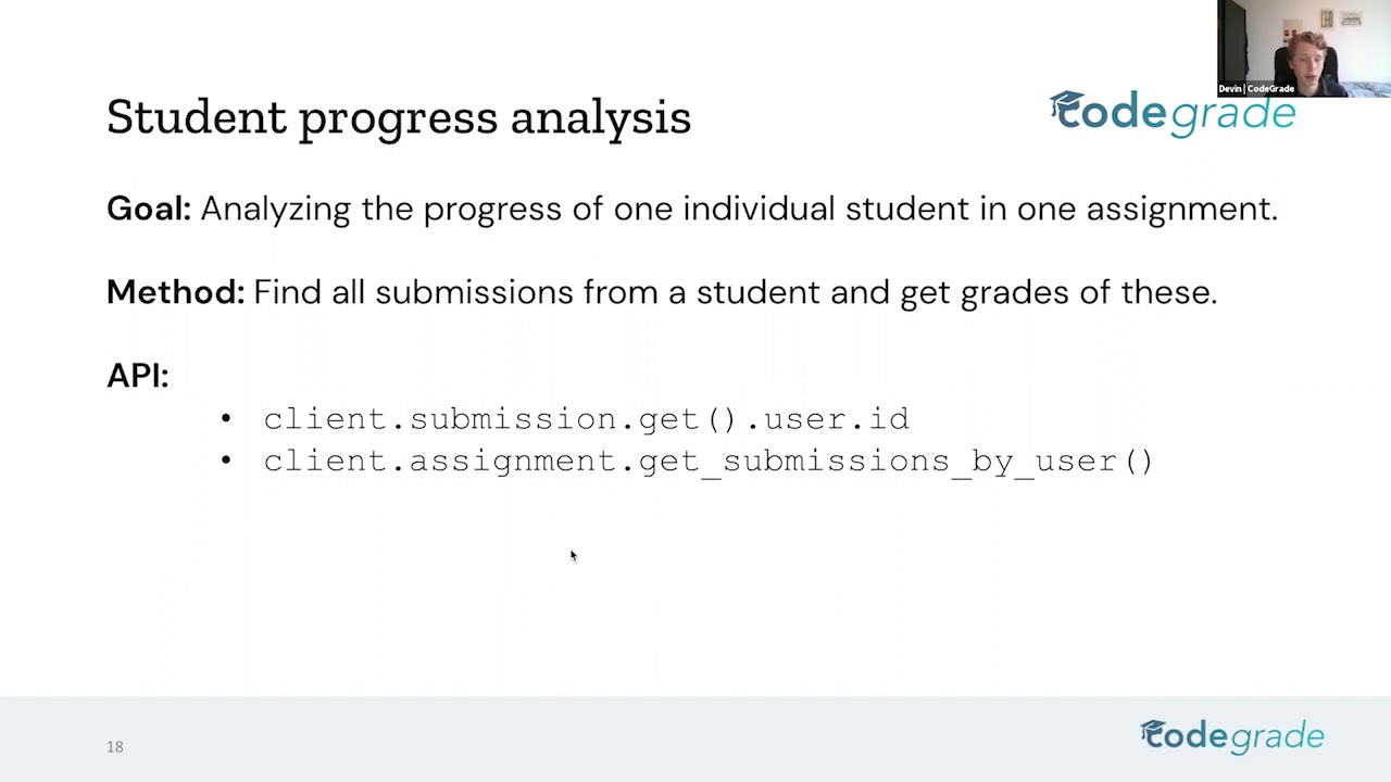 CodeGrade Webinar: Using the CodeGrade API (12 March 2021)