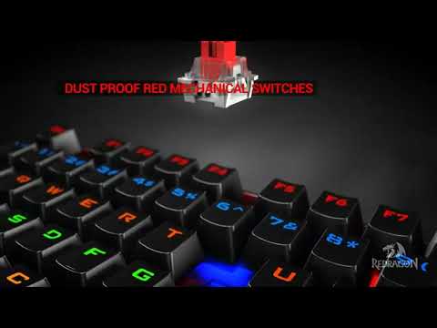 Redragon Redragon K552-RGB KUMARA RGB LED Backlit Mechanical Gaming Keyboard (Black)