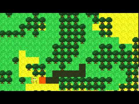 Grid based pathfinding.