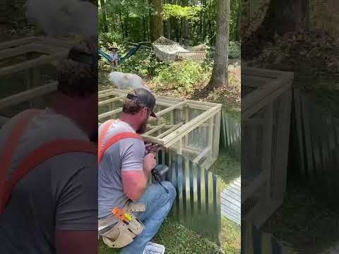 Chicken tractor COMPLETE!! #chicken #chickentractor #build #diy