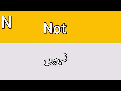Not Meaning In Urdu