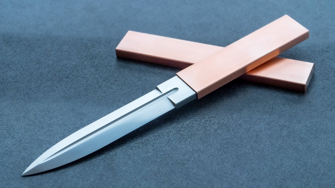 Knife Making - Copper Sheath Dagger