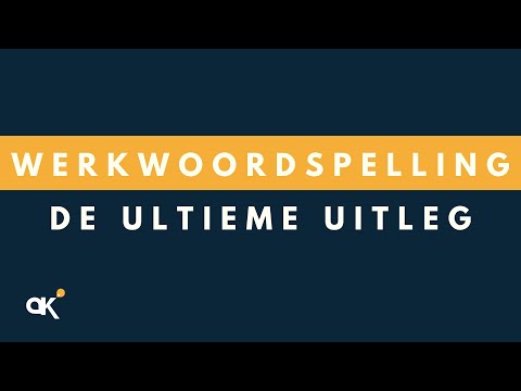 Werkwoordspelling: de ultieme uitleg