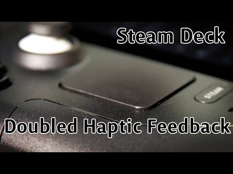 Steam Deck Doubled Haptic Feedback Issue