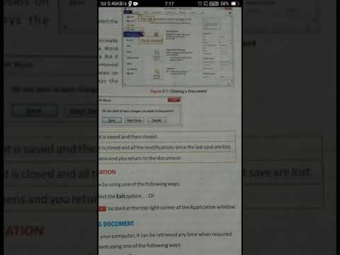 WORD I (OPEN, CLOSE Dialog box & Coping text)