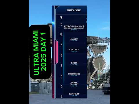 ULTRA MIAMI 2025 DAY 1 WHOβS YOUR FAVORITE TODAY???? #umf2025 #ultramiami #dj #edm #djs #festival