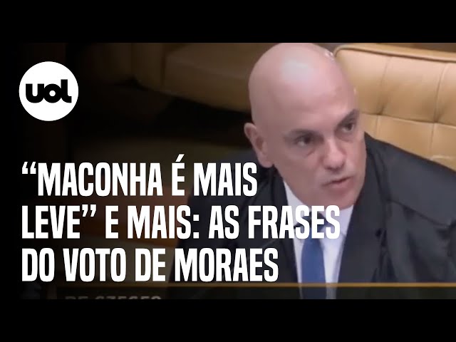 Voto de Moraes pela descriminalização de drogas vira meme; veja