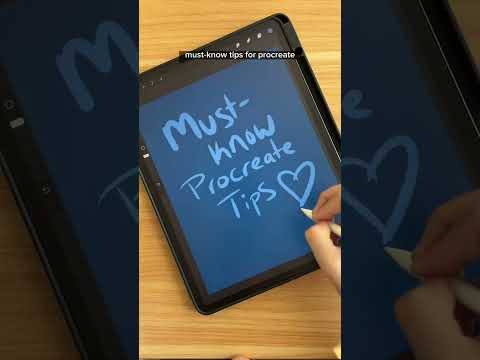 Procreate basics for beginners ???? #procreatetutorials #procreateart #procreateforbeginners